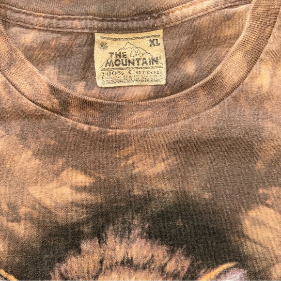 The Mountain | Shirts | Vintage The Mountain Wolf Growling Tye Dye Mens Xl Tshirt 9s Nature ...